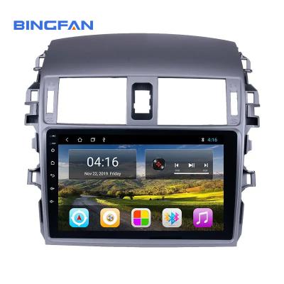Cina Pilota multimediale GPS WIFI per auto da 9 pollici per Toyota Corolla 2007-2013 con Android 9.0 in vendita