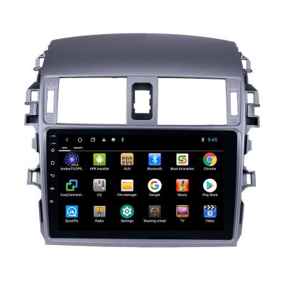 Cina Pilota multimediale GPS WIFI per auto da 9 pollici per Toyota Corolla 2007-2013 con Android 9.0 in vendita