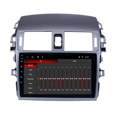Cina Pilota multimediale GPS WIFI per auto da 9 pollici per Toyota Corolla 2007-2013 con Android 9.0 in vendita