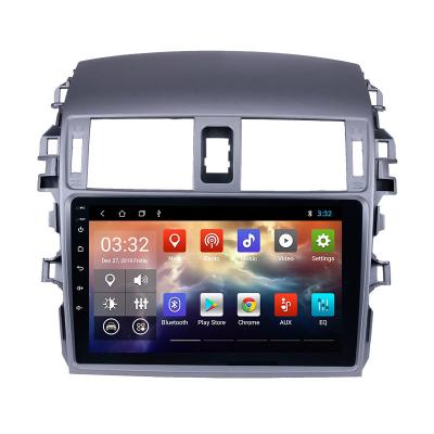 Cina Pilota multimediale GPS WIFI per auto da 9 pollici per Toyota Corolla 2007-2013 con Android 9.0 in vendita