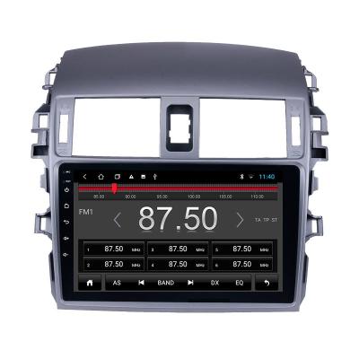 Cina Pilota multimediale GPS WIFI per auto da 9 pollici per Toyota Corolla 2007-2013 con Android 9.0 in vendita