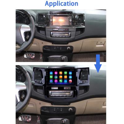 Cina AC 2008-2014 Hilux Android Auto Car Stereo 3D Screen con SWC DVR 4G WIFI in vendita