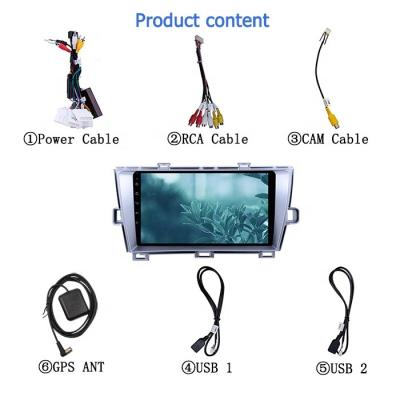 Cina ODM Toyota Android Car Stereo Android 10 2.5 GHz GPS Navi Stereo Player in vendita