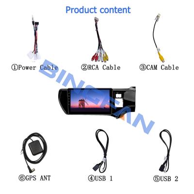 China Android 10.0 For Toyota Aqua 2012 2013 2014 Car Radio Stereo Multimedia MP5 Video Player Navigation GPS Google Play for sale