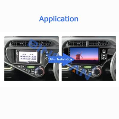 China Android 10.0 For Toyota Aqua 2012 2013 2014 Car Radio Stereo Multimedia MP5 Video Player Navigation GPS Google Play for sale