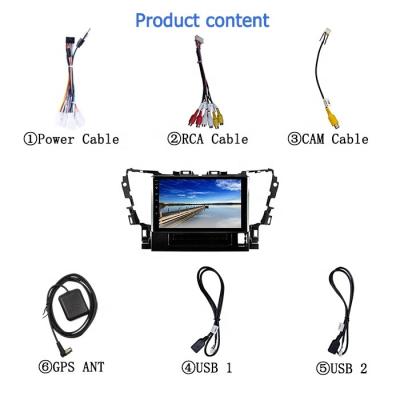 Cina 2 Din WIFI Touch Screen Android 10 Car Audio Video Player Per Toyota Alpha 2015 10,1 Pollici Radio per Auto in vendita