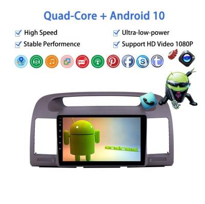 China 4Core Android 10.0 BT WIF Touch Screen Multimedia Player Para Toyota Camry 2000-2003 9 polegadas Car Android Player à venda