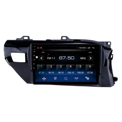 Cina 9 pollici 2din Android 10 System Capacitive Screen Full Touch Screen Radio per auto per Toyota Hilux RHD 2016-2018 Car Player in vendita