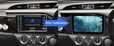 Cina 9 pollici 2din Android 10 System Capacitive Screen Full Touch Screen Radio per auto per Toyota Hilux RHD 2016-2018 Car Player in vendita