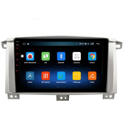中国 9インチ 2Din Android 10 システム フルタッチスクリーン 自動車ラジオ トヨタランドクルーザー LC 100 GXR 2002-2007 カープレーヤー 販売のため