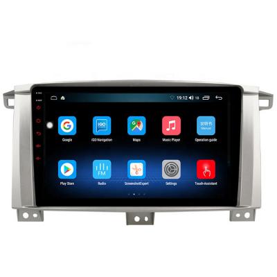 中国 9インチ 2Din Android 10 システム フルタッチスクリーン 自動車ラジオ トヨタランドクルーザー LC 100 GXR 2002-2007 カープレーヤー 販売のため