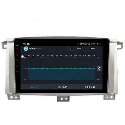 中国 9インチ 2Din Android 10 システム フルタッチスクリーン 自動車ラジオ トヨタランドクルーザー LC 100 GXR 2002-2007 カープレーヤー 販売のため
