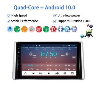 Cina Android 10 Quad Core 1GB+16GB per Toyota RAV4 2018-2020 Car Radio WIFI FM GPS Car Screen WIth Camera in vendita