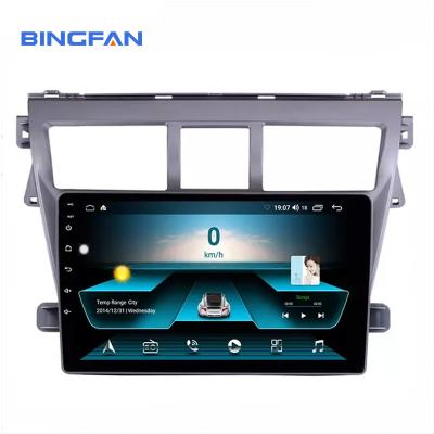 China 2 Din 9 Inch 4 Core 1+16GB Android 1024*600 HD Screen Car Radio GPS Car Navigation voor Toyota VIOS 2007-2012 Te koop