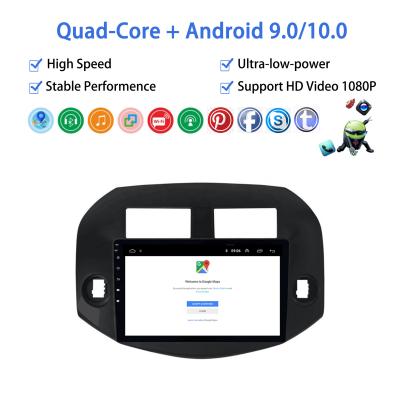 Cina 10 pollici 2 din Android 10.0 Mirror Link DVD Player Universale per Toyota RAV4 2007-2011 GPS Navi Radio IPS Capacitive Scre in vendita