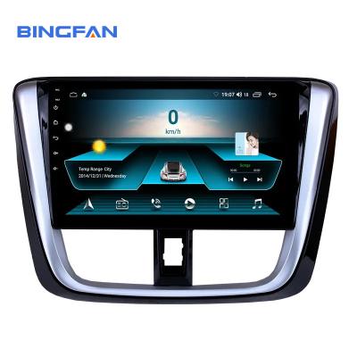 China Autodvd-speler Wifi 10 inch 2 din IPS Android 10 Car Stereo Voor Toyota Vios Yaris 2014 2015 2016 2017 Te koop