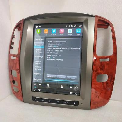 Cina OEM Android Auto Car Stereo GPS Navigation Per Toyota Landcruiser LC100 2005 in vendita