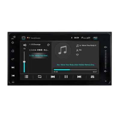 Cina Android 9.1 2Din Universal Car Radio Support BT Mirror Link WIFI Internet lettore DVD per auto per Toyota Corolla Auris Vios in vendita