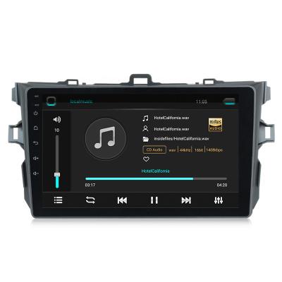 Cina Android 9.0 Car DVD player touch screen Phonelink USB car mp5 radio stereo per Toyota Corolla 2007-2013 GPS WIFI in vendita