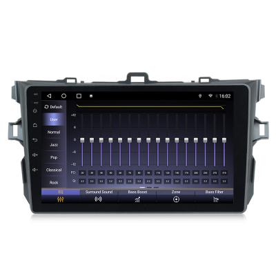 Cina Android 9.0 Car DVD player touch screen Phonelink USB car mp5 radio stereo per Toyota Corolla 2007-2013 GPS WIFI in vendita