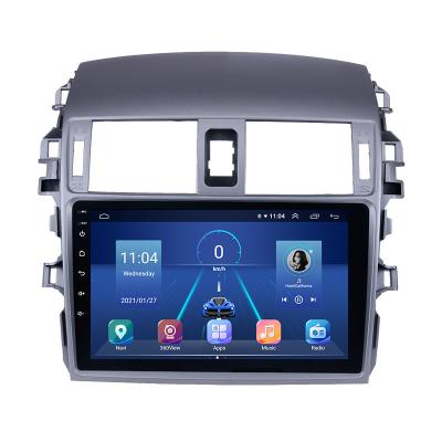 Cina Android 10.0 8 core car DVD player touch screen 4+32g multimediale GPS di navigazione auto radio per Toyota Corolla 2007-2013 in vendita