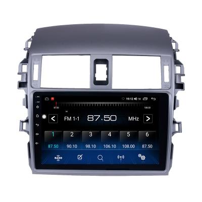 Cina Android 10.0 8 core car DVD player touch screen 4+32g multimediale GPS di navigazione auto radio per Toyota Corolla 2007-2013 in vendita