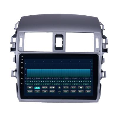 Cina Android 10.0 8 core car DVD player touch screen 4+32g multimediale GPS di navigazione auto radio per Toyota Corolla 2007-2013 in vendita