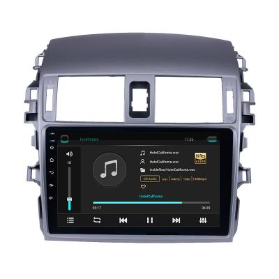 Cina Android 10.0 8 core car DVD player touch screen 4+32g multimediale GPS di navigazione auto radio per Toyota Corolla 2007-2013 in vendita