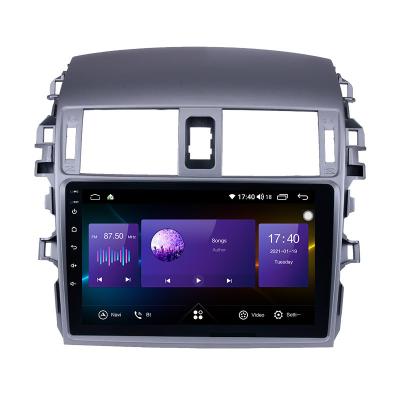 Cina Android 10.0 8 core car DVD player touch screen 4+32g multimediale GPS di navigazione auto radio per Toyota Corolla 2007-2013 in vendita
