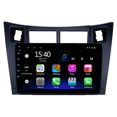 Cina 9 pollici 2 din Android GPS Navigation System Touch Screen Car Radio per Toyota Yaris 2005-2011 Auto lettore DVD in vendita