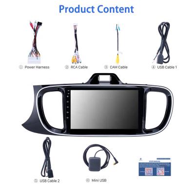 Cina KIA Car DVD Player PEGAS LHD 2017 Android 10.0 Car DVD Multimedia 9 Pollici 2.5D IPS Screen Player in vendita