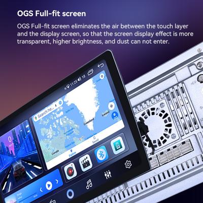 Cina Universal Android10 8 Core 2 din Car Radio Audio 2K QLED Screen WIFIBT5.1 Car DVD Player Per Apple Carplay Car Stereo in vendita