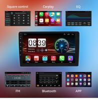 China Universal Touch Screen Android Auto Radio 2.5D GPS Navigation 2 Din Multimedia Player for sale