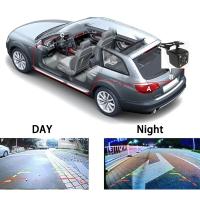 China 4 LED Light Auto Backup Camera Wide Angle View Universal Black Safe Parking for sale