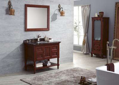 Cina Vanità classica del lavandino di immagazzinamento nel Governo di bagno di legno solido di stile dell'Italia con lo specchio in vendita