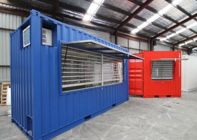 Cina Negozio asportabile del ristorante dei container d'acciaio modificato Assemblea rapida in vendita