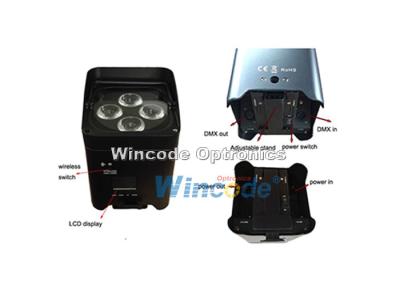 Cina 4×18W a batteria luci da palco FREEDOM Par 4 controllo automatico con 6 / 11 canali in vendita