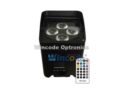 中国 4×18W バッテリー駆動ステージライト フリードム パール4 自動制御 6 / 11 チャネル 販売のため