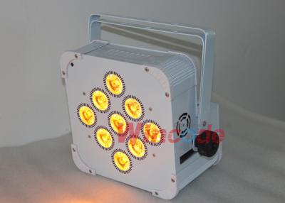 China Wedding Led Flat Par Light With With Built - In 2.4G Wireless DMX512 Receiver for sale