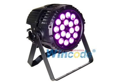 China Equipamento de iluminação de palco profissional de 18 x 10w Ip65 Alumínio para hotel à venda