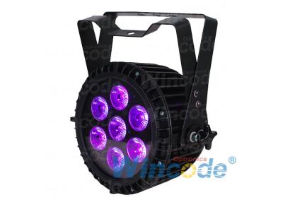 China High Power LED Par Light Quad Color 4 In1 RGBWA 7 X 10w Sound Active Voor Hotel Te koop
