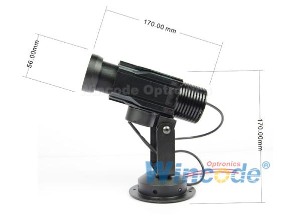 IP65 Rotated Led Logo Projector Lights Embedded Manual Focus For Entertainment Club