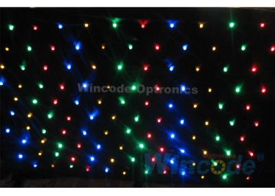 China DJ Table LED Curtain Color Gradual Change Led Mesh Curtain DIY Shape 20W RGB / Single Color 6 Channels for sale