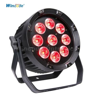 中国 バッテリー付き LED パールアップライト 12000mAh 16000mAh DMX-512 RDM 4-6in1 RGBWALC UV LED 販売のため