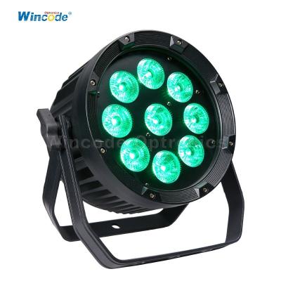 China Op batterij aangedreven LED Par Up Light 12000mAh 16000mAh DMX-512 RDM 4-6in1 RGBWALC UV-LEDs Te koop