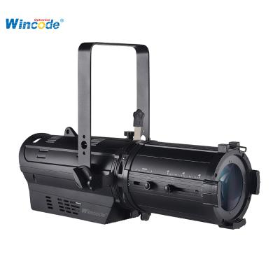China 200W RGBAW LED Low-Noise Profile Spot – Touchscreen & Aspheric Lens & 4 Metal Cutters for Precise Lighting for sale
