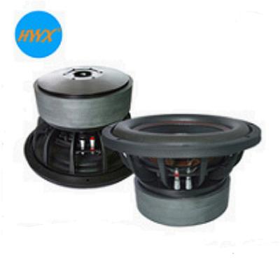 Cina Subwoofer triplo dell'automobile di alto potere del magnete 370oz 3000W del cono della vetroresina in vendita
