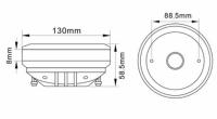 China Wide Bandwidth Compression 6ohm 112dB PA Horn Driver for sale