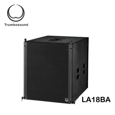Cina 18 inch active subwoofer speaker subwoofer with DSP amplifiers inside LA18BA for line array. in vendita