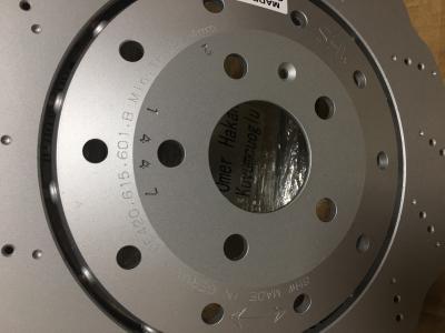 Cina Rotori automatici del disco del freno di 4S0615601B 420615601B per Lamborghini in vendita